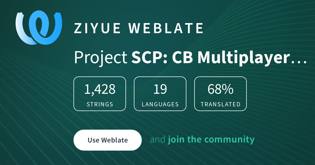 SCP: CB Multiplayer Reborn @ ZiYue Weblate